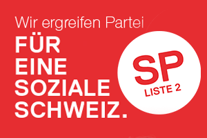 Jetzt SP wählen - Sozialdemokratische Partei